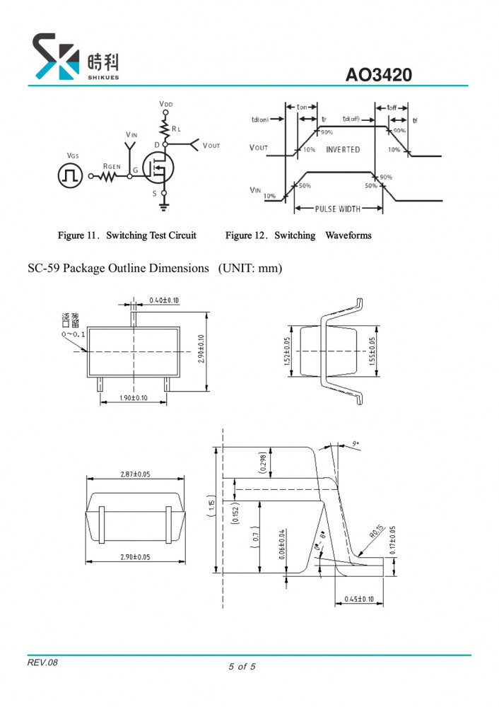 SK3420 datasheet page 5