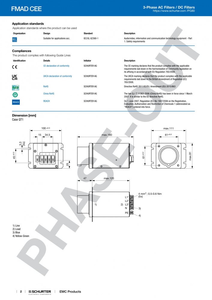 FMAD-T4QT-3260.EU technical document page 2
