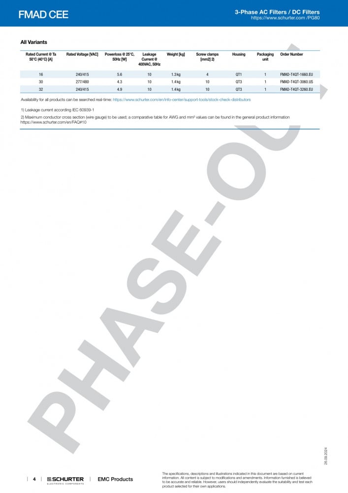 FMAD-T4QT-3260.EU technical document page 4
