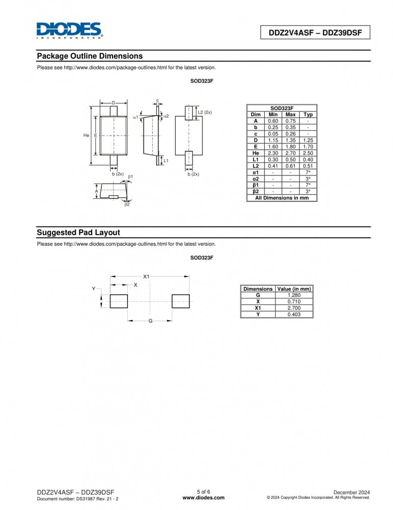 DDZ16ASF-7 datasheet page 5