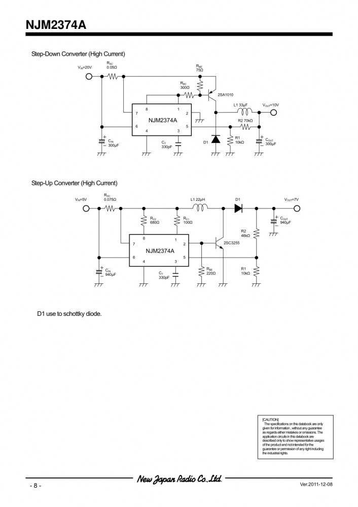 NJM2374AM technical document page 8