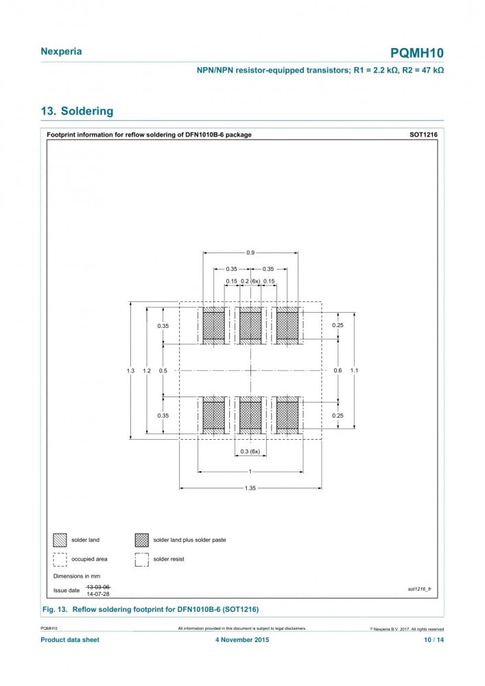 PQMH10Z datasheet page 10