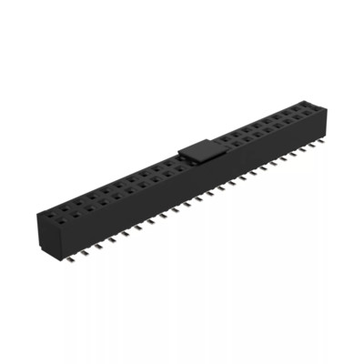 Milli-Grid Vertical Receptacle, 2.00mm Pitch, Dual Row, Surface Mount, Top/Bottom Entry, Tube, 0.75µm Gold (Au) Plating, 18 Circuits, Lead-Free