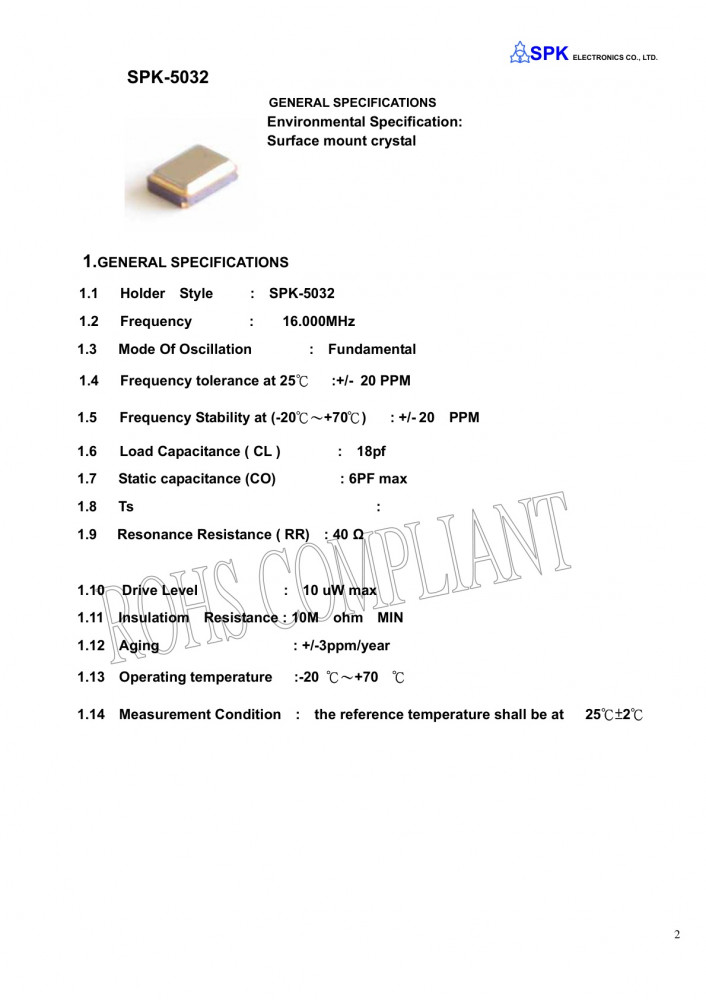 COM-00094 technical document page 2