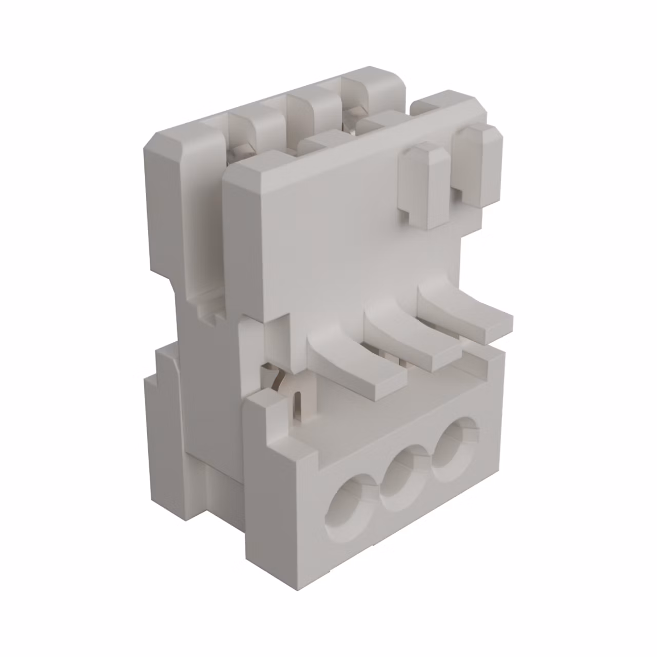 Appli-Mate RAST 2.5 Female Connector, 5.00mm Pitch, 2 Circuits, Position B and C Removed, Open Endwalls, with Blue Stripe for sale