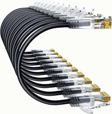 Amphenol MP-6ARJ45SNNK-020 Modular Ethernet Cable for sale
