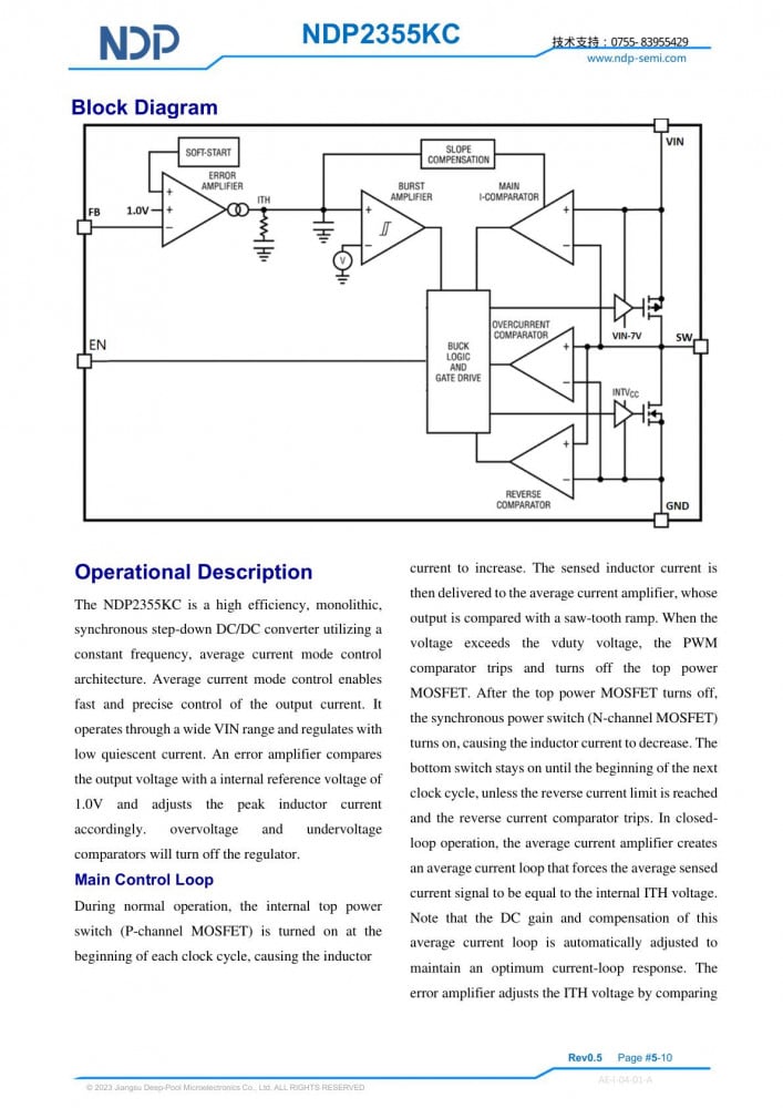 NDP2355KC datasheet page 5