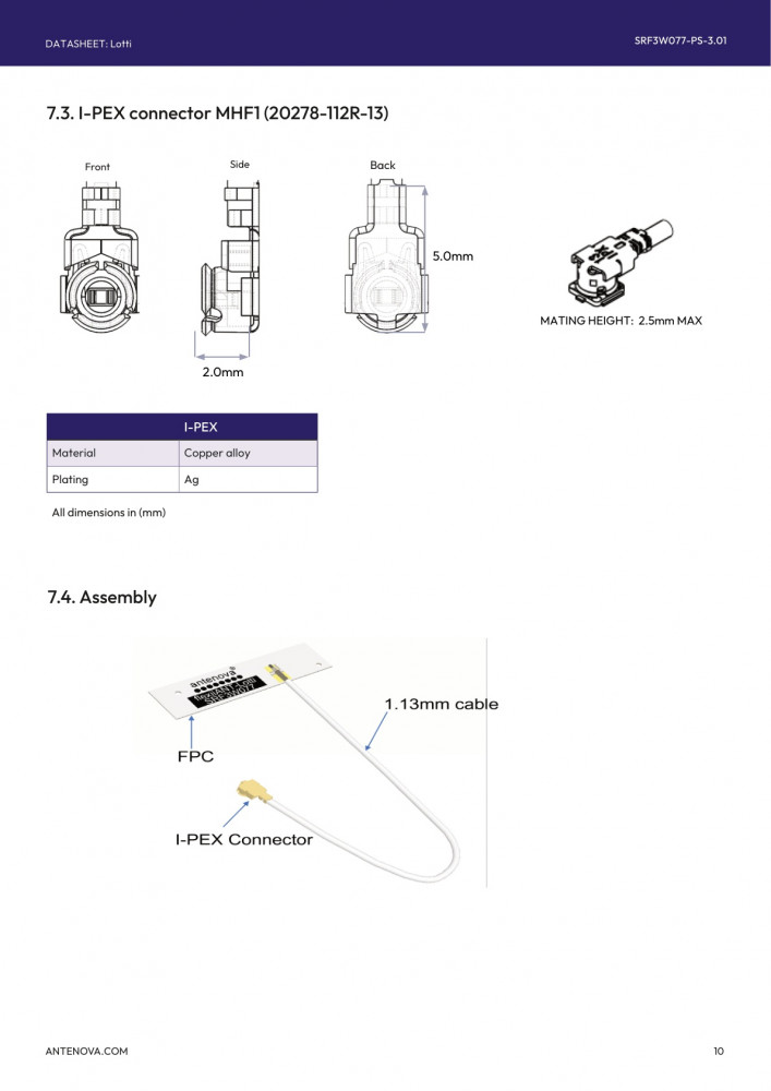 Lotti SRF3W077 datasheet page 10