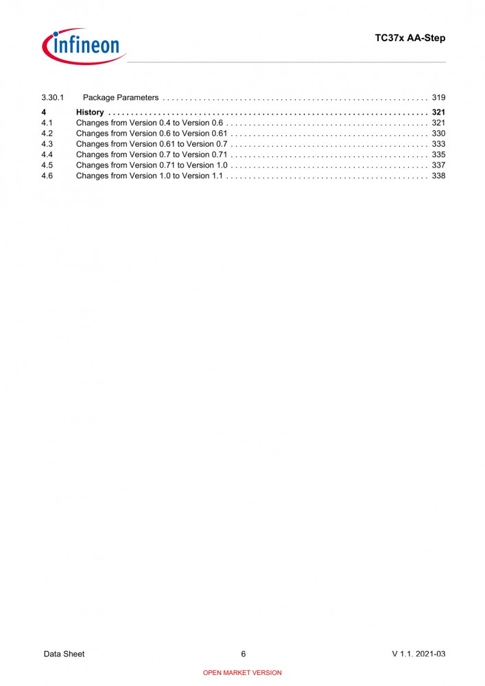 TC37x datasheet page 6