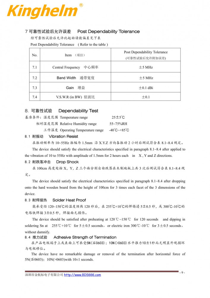 KH-5220-A56 datasheet page 9