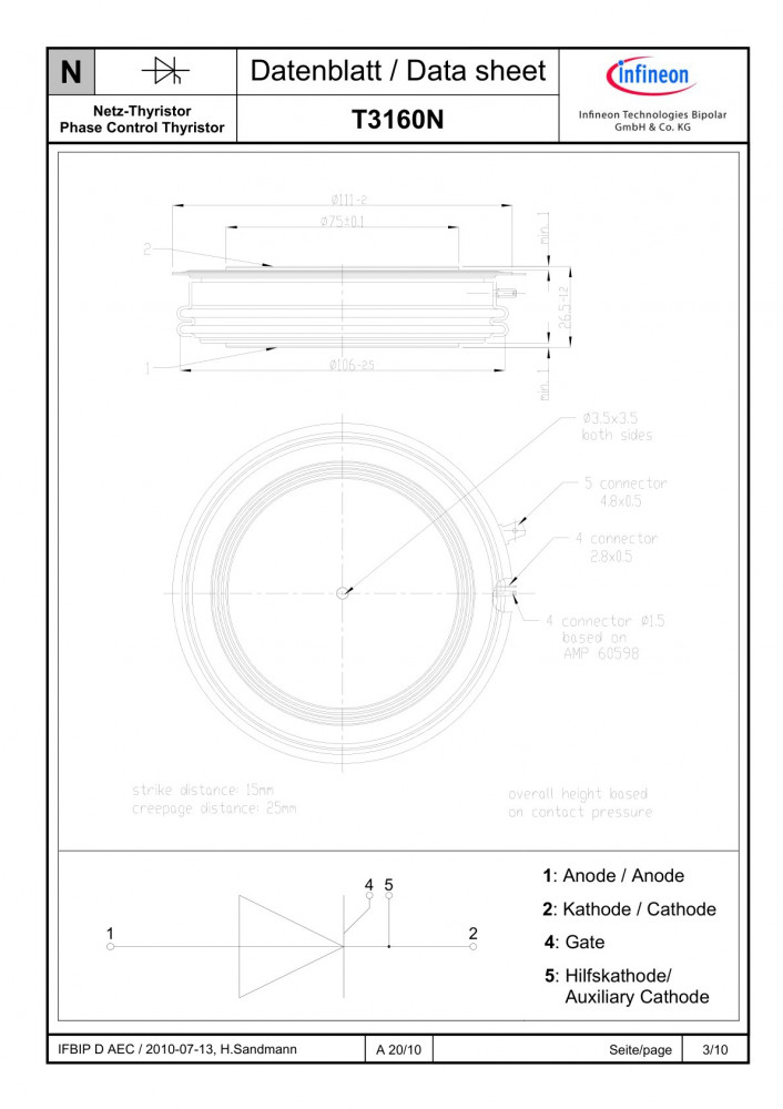 T3160N datasheet page 3