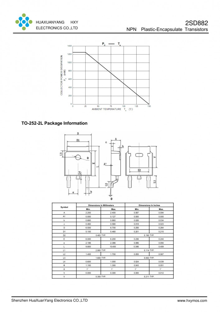 2SD882 technical document page 3