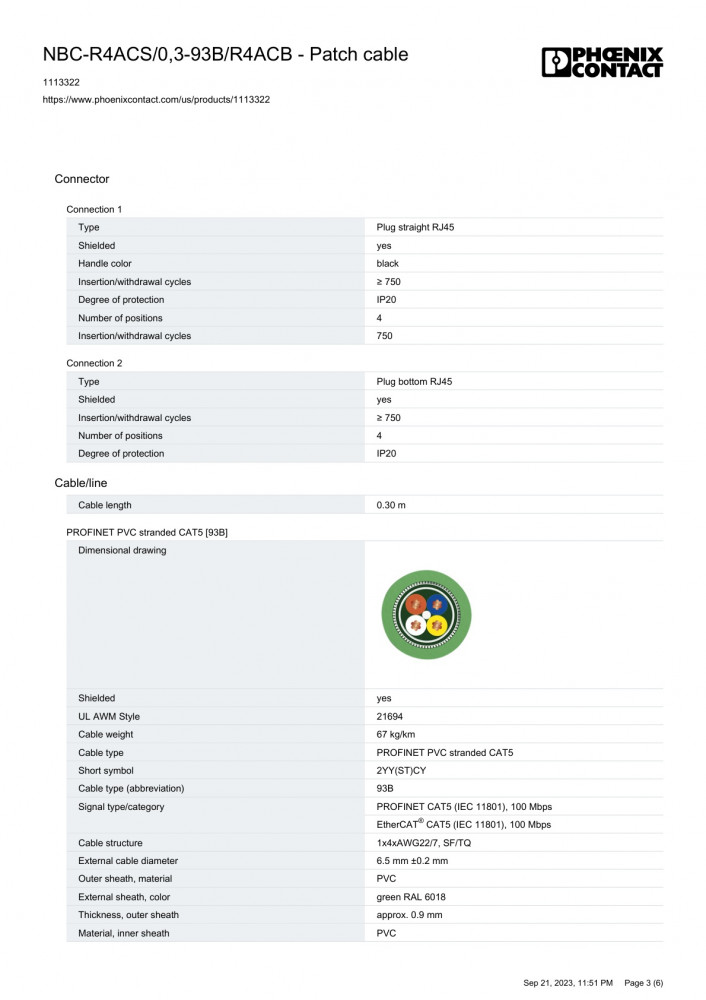 Phoenix Contact 1113322 datasheet page 3