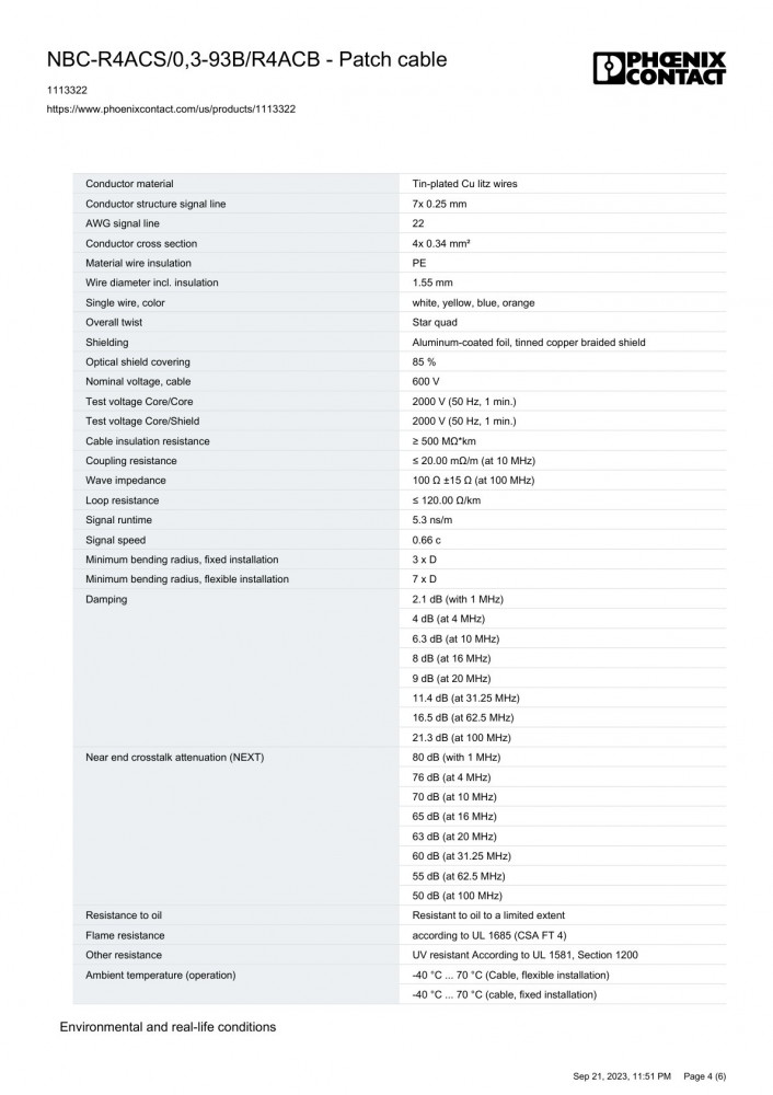 Phoenix Contact 1113322 datasheet page 4