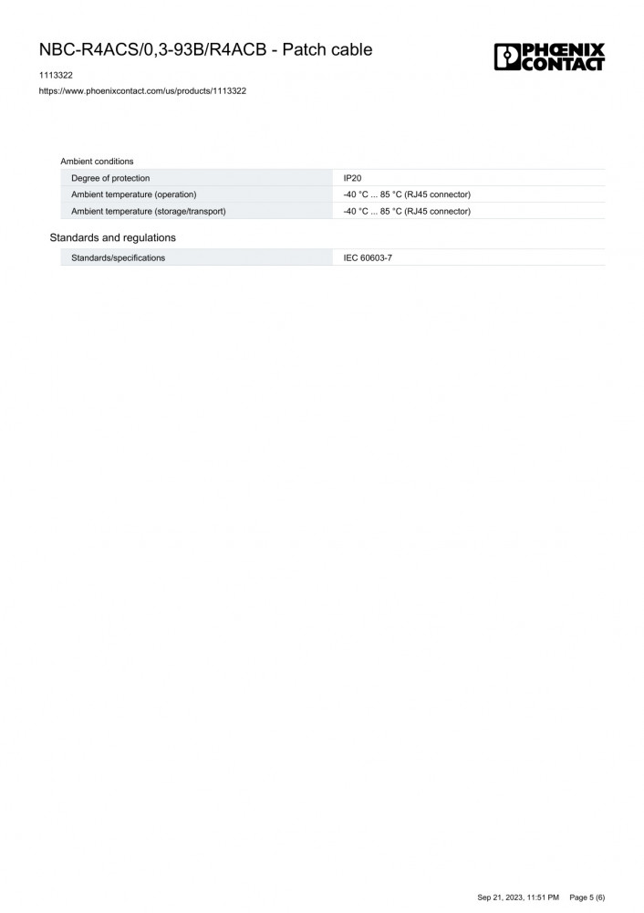 Phoenix Contact 1113322 datasheet page 5