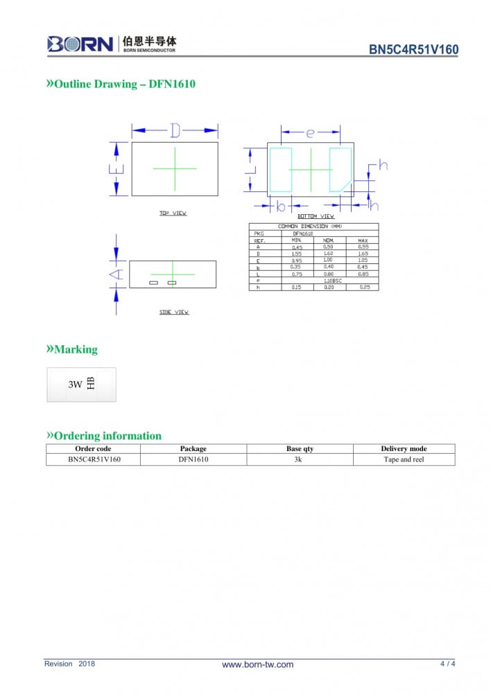 BN5C4R51V160 datasheet page 4
