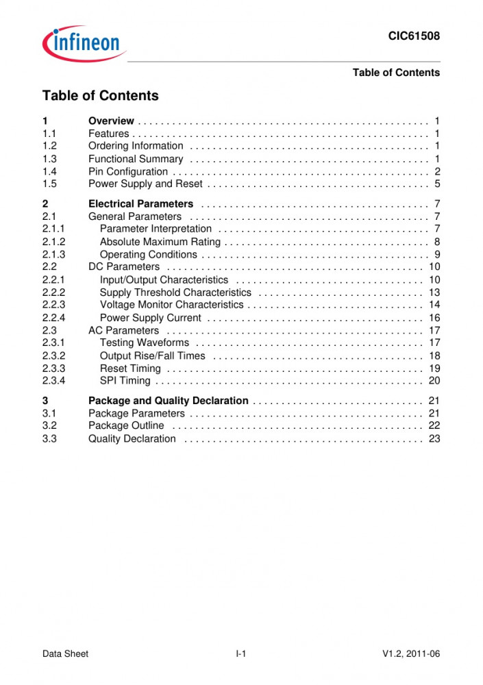 CIC61508 datasheet page 5