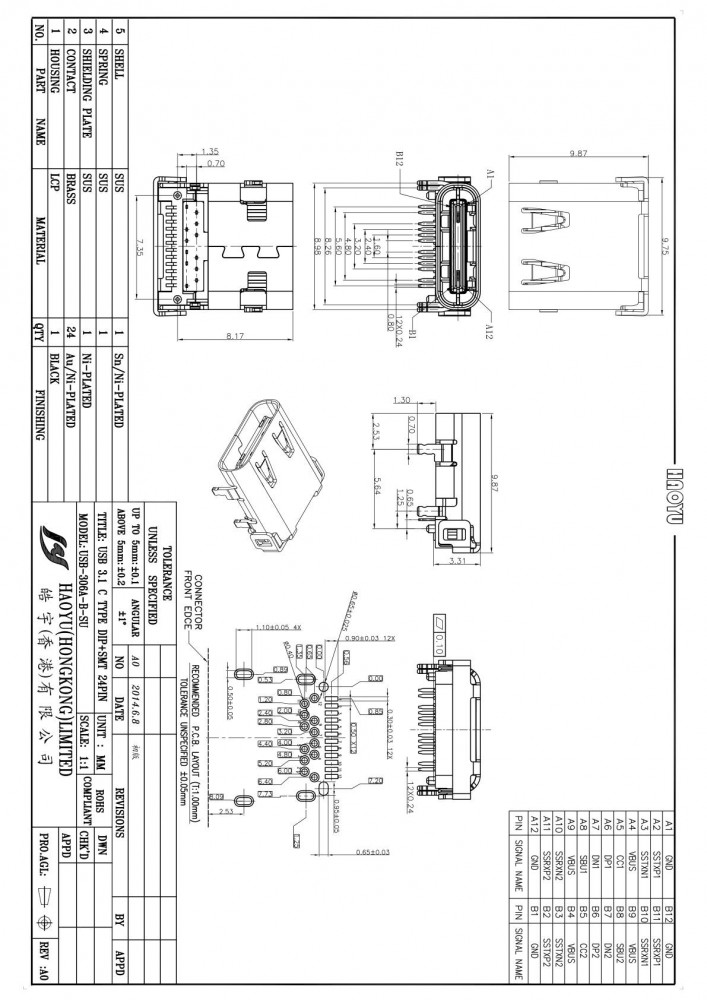 USB-306A-B-SU drawing page 7