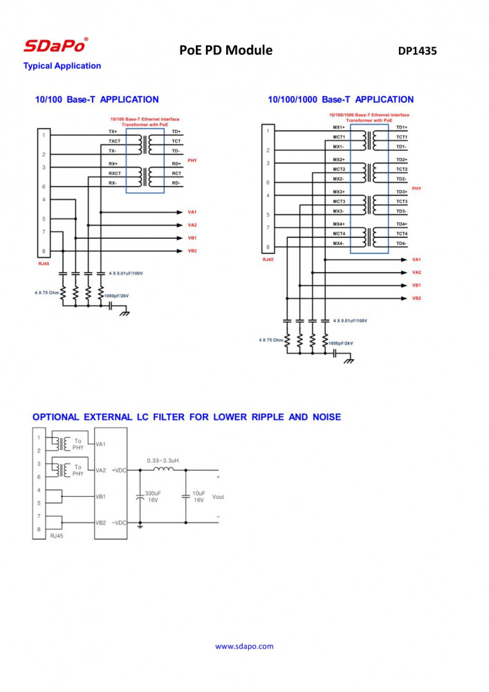 DP1435 datasheet page 3