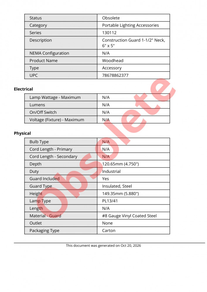 Product visual document, page 2