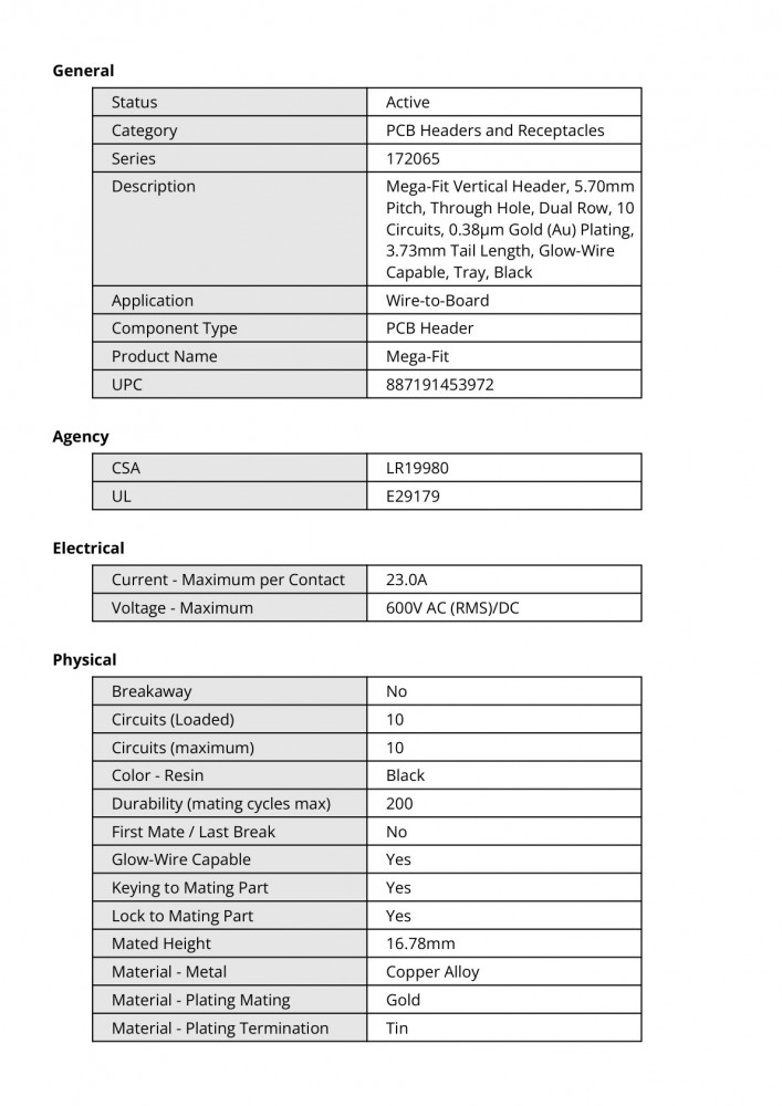 Product document preview, page 2