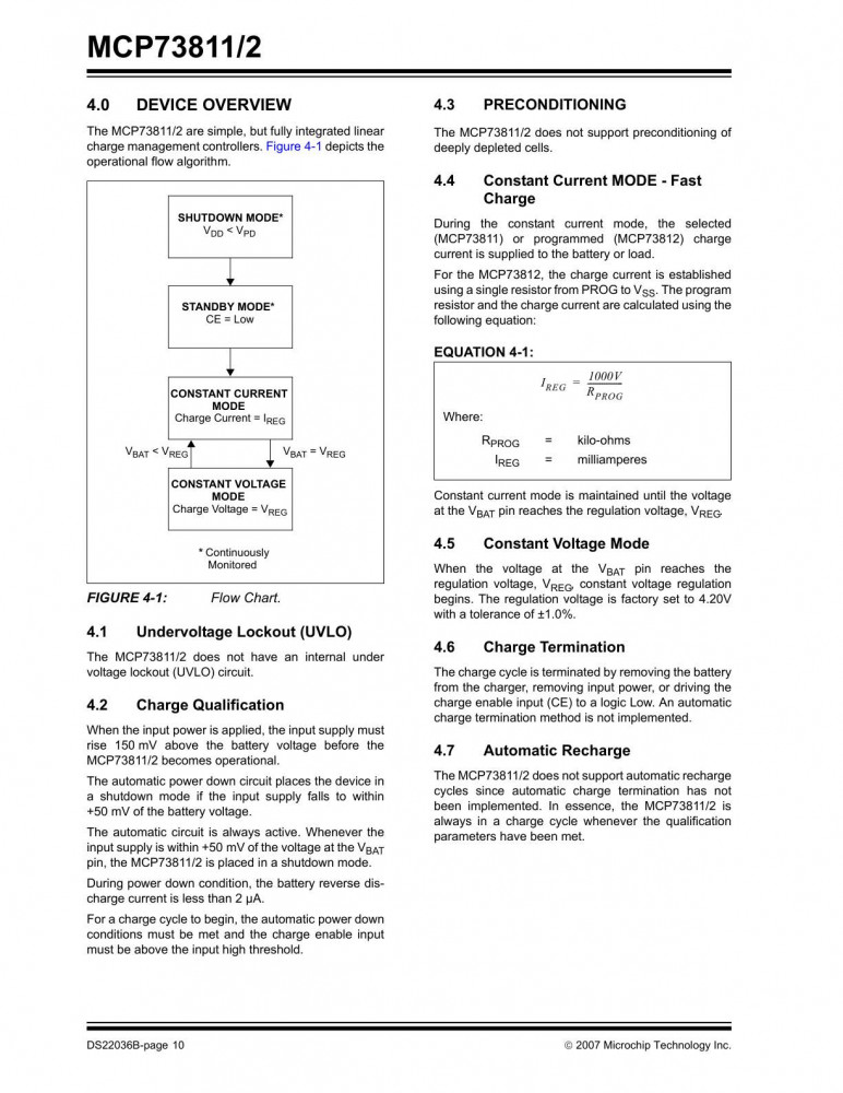 MCP73812T-420I/OT datasheet page 10