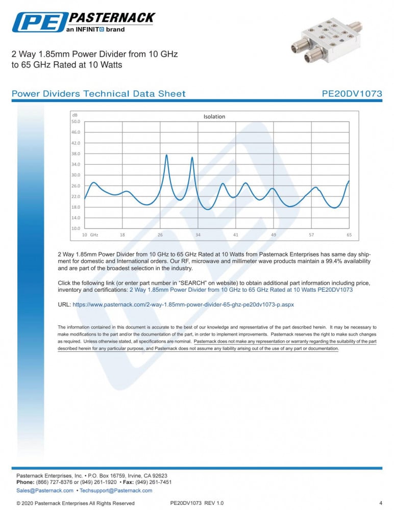 PE20DV1073 technical document page 4