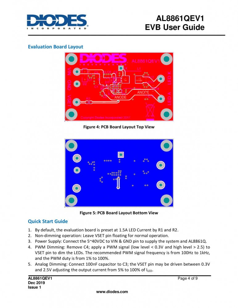 AL8861QEV1 technical document page 4