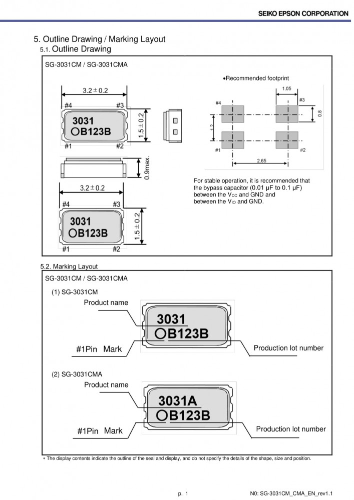 SG-3031CM datasheet page 4