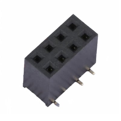 Hong Cheng HC-PM254-5.0H-2x4PS-02A Female Socket Header Receptacle