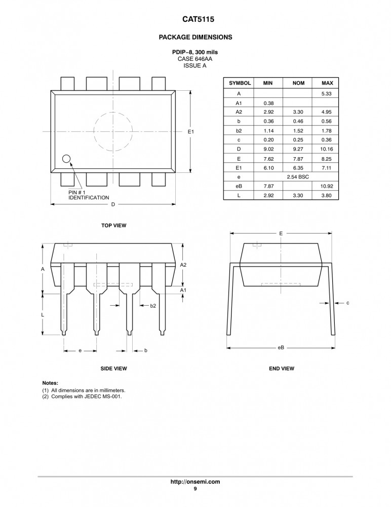 CAT5115 datasheet page 10