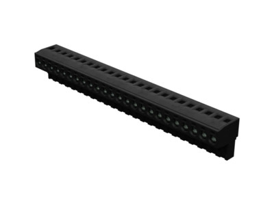 5.08mm Pitch Eurostyle Horizontal Plug, with Reverse Imprinting, Black, 24 Circuits for sale