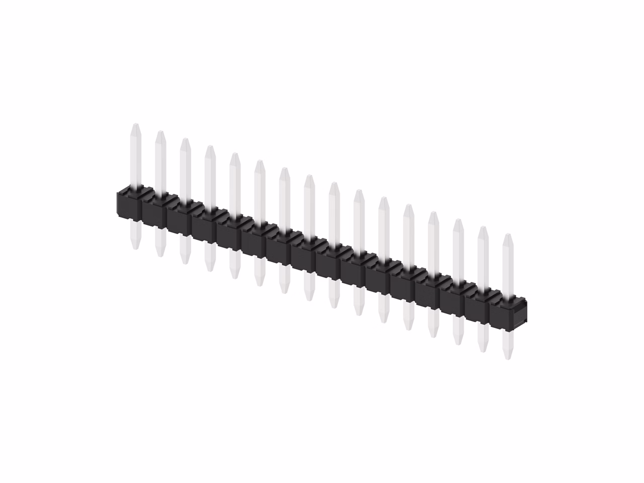KK 254 Breakaway Header, Vertical, 6 Circuits, 0.76µm Gold (Au) Plating, Mating Pin Length 6.09mm, Bag