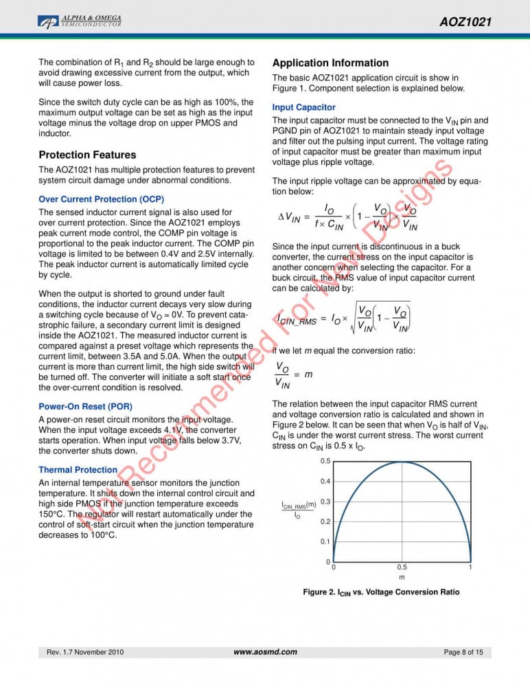 AOZ1021AI datasheet page 8