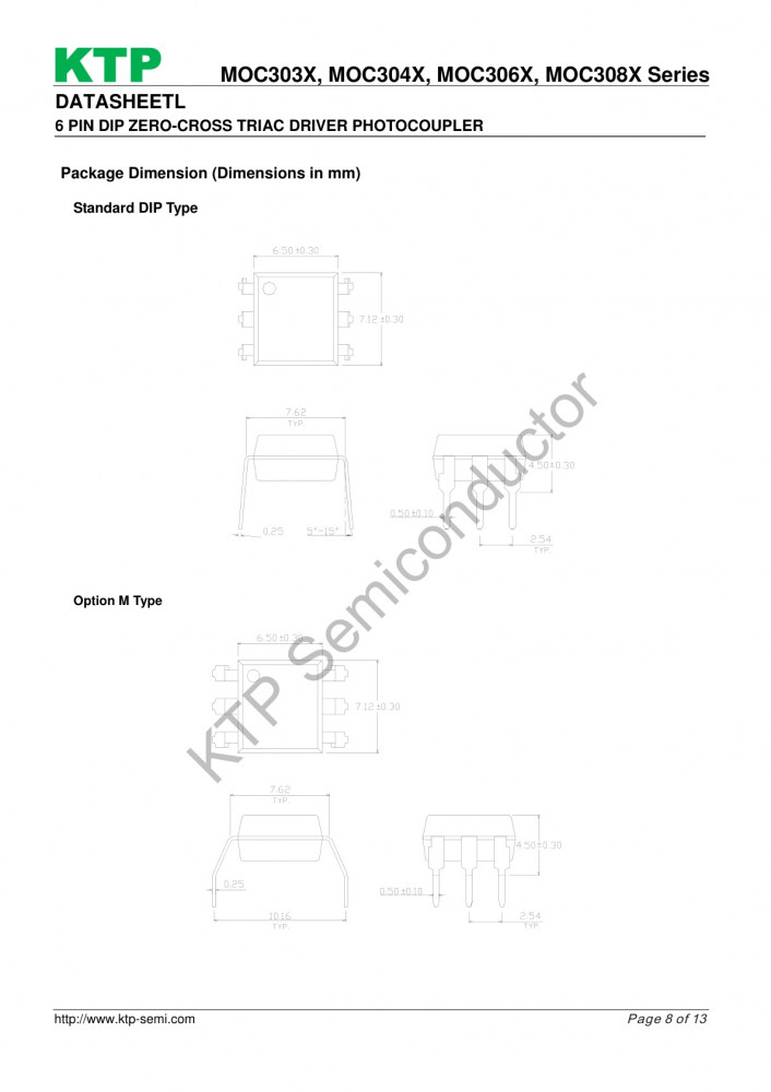 MOC3083S datasheet page 8