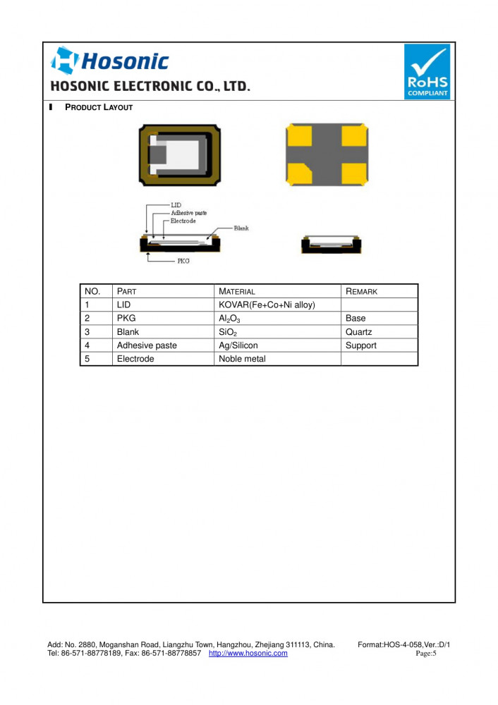 HOSONIC E1SB24E00000XE specification page 5