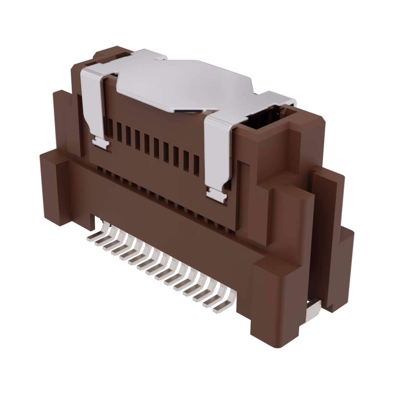SlimStack Board-to-Board Connector, 0.635mm Pitch, 0.635 Series, Plug, 10.00 or 16.00mm Mated Height, 6.40mm Mated Width, 30 Circuits for sale