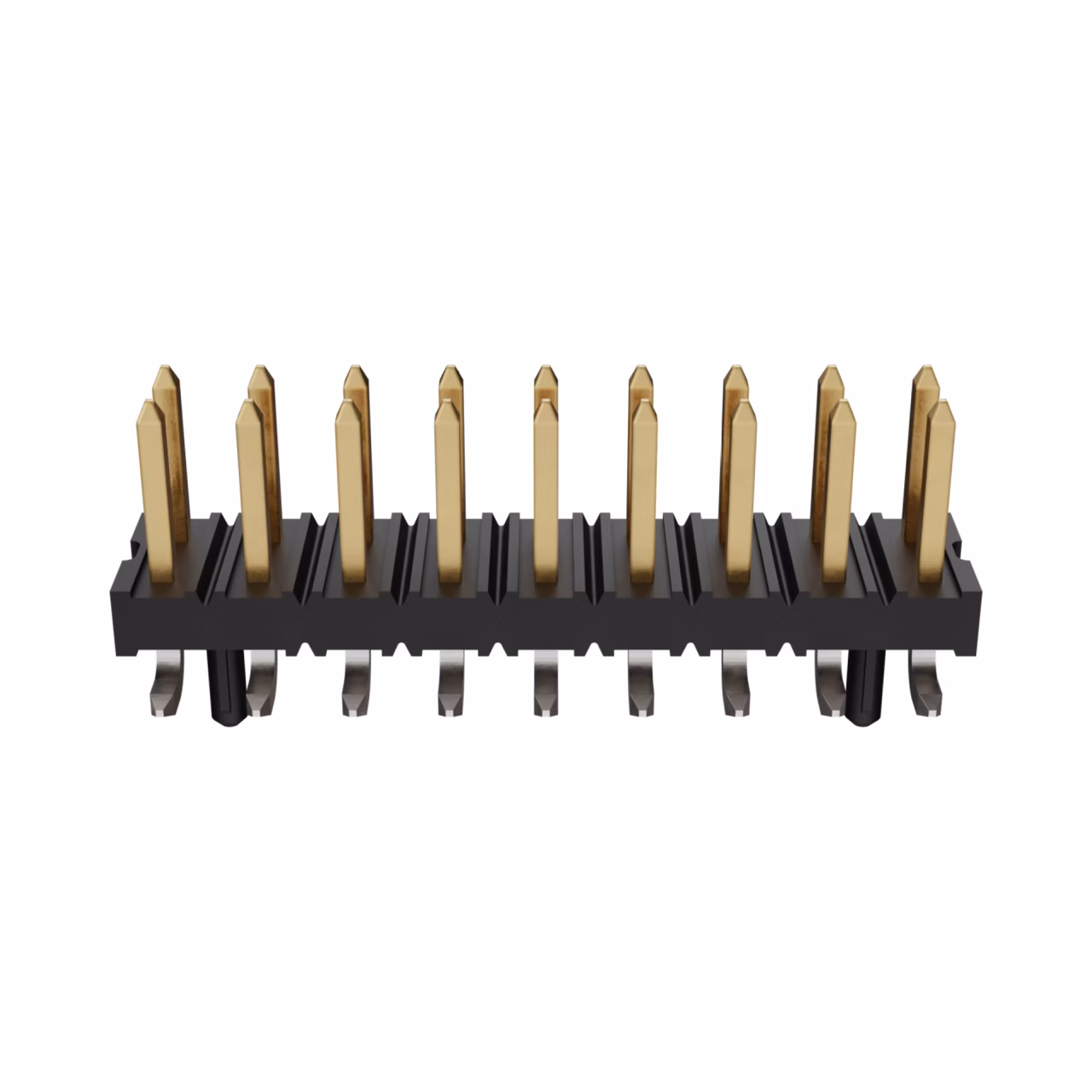 Milli-Grid Header, Vertical, Surface Mount, 18 Circuits, 0.76µm Gold (Au) Plating, Mating Pin Length 3.80mm, with Pegs, Tube, Lead-Free for sale