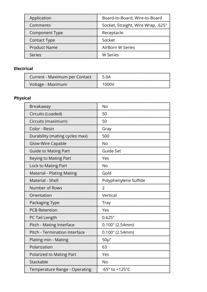WTB50SAW40SY-63 technical document image 2