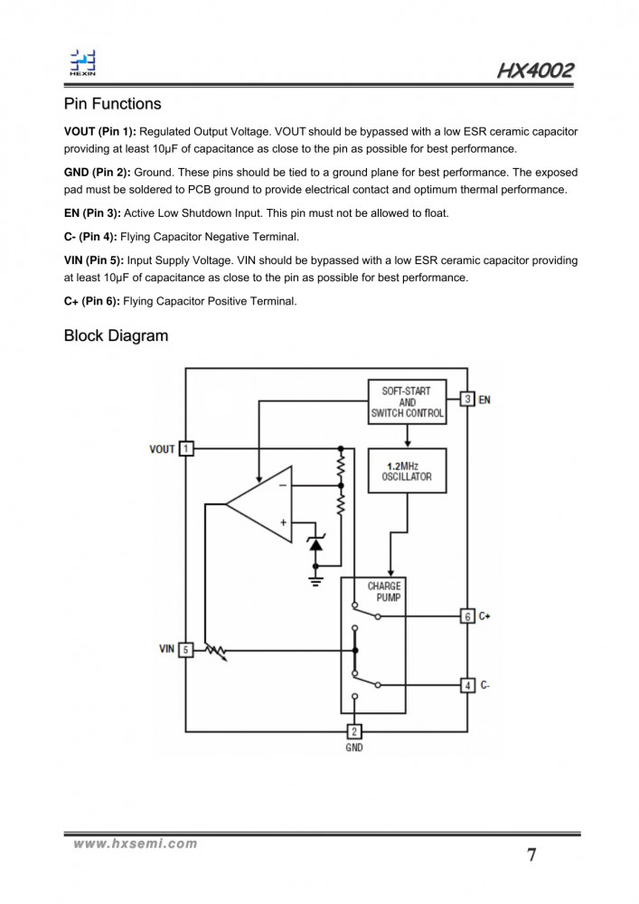 HX4002-MFC datasheet page 7