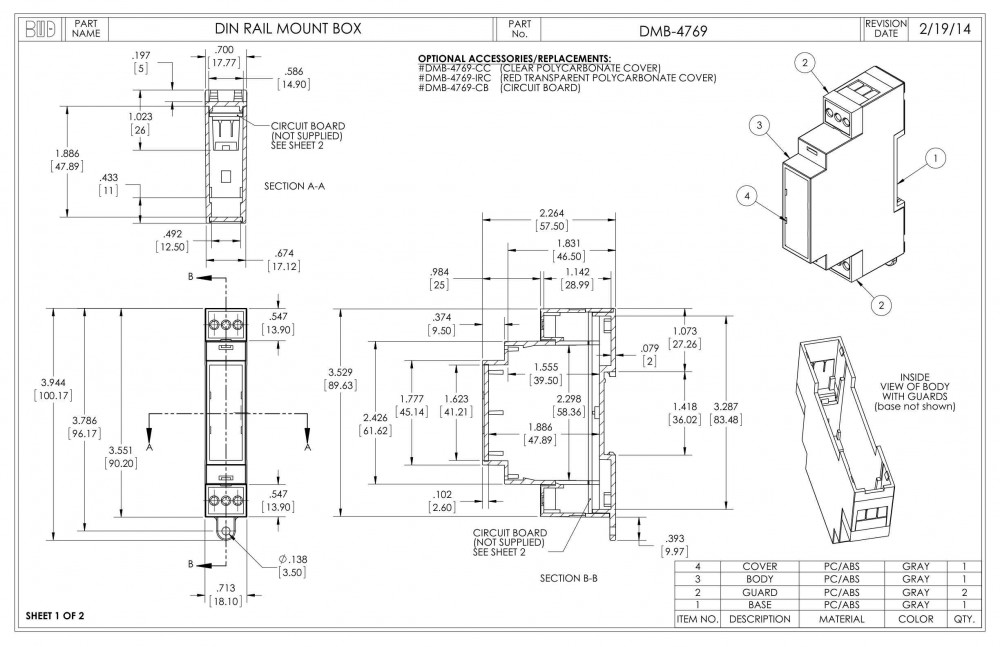 DMB-4769 manufacturer document image, page 1