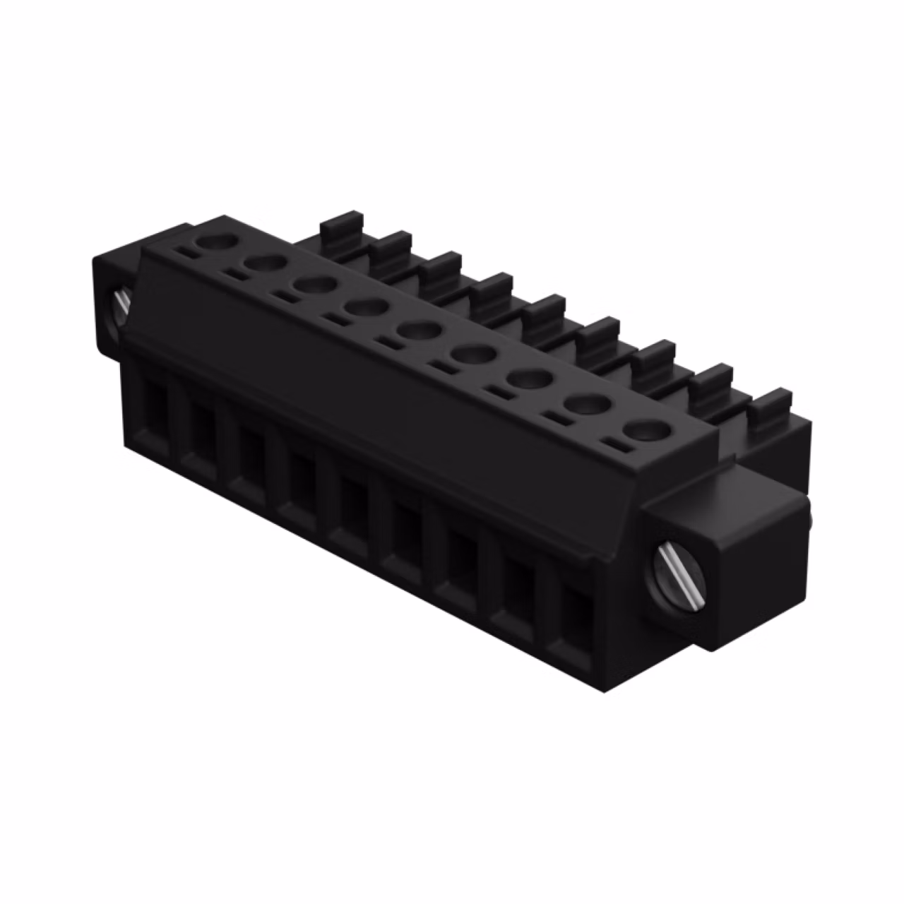 3.81mm Pitch Eurostyle Horizontal Plug, with Retention Screws, 9 Circuits for sale