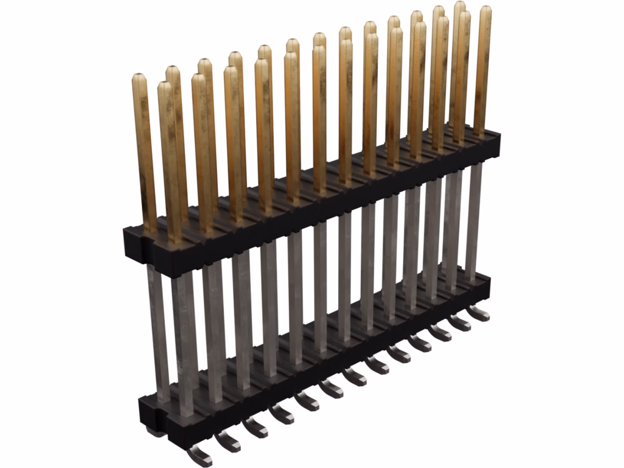 2.00mm Pitch Milli-Grid Header, Vertical, Surface Mount, Dual Row Dual Body, 26 Circuits, 0.38µm Gold (Au) Plating, 12.70mm Stacking Height, Tray, Lead-Free for sale