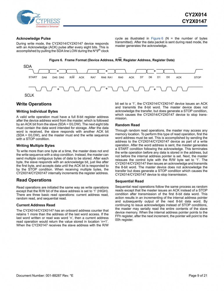 CY2X014 technical document page 9