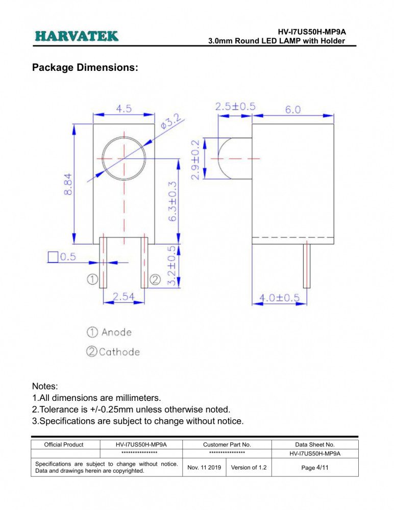 HV-I7US50H-MP9A datasheet page 4