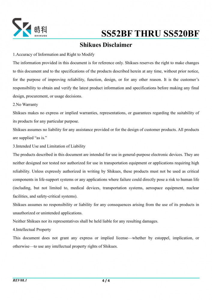 SS56BF datasheet page 4