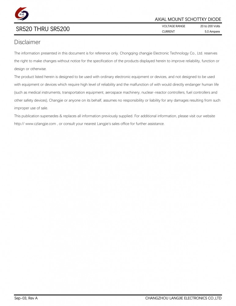 SR5100 datasheet page 5