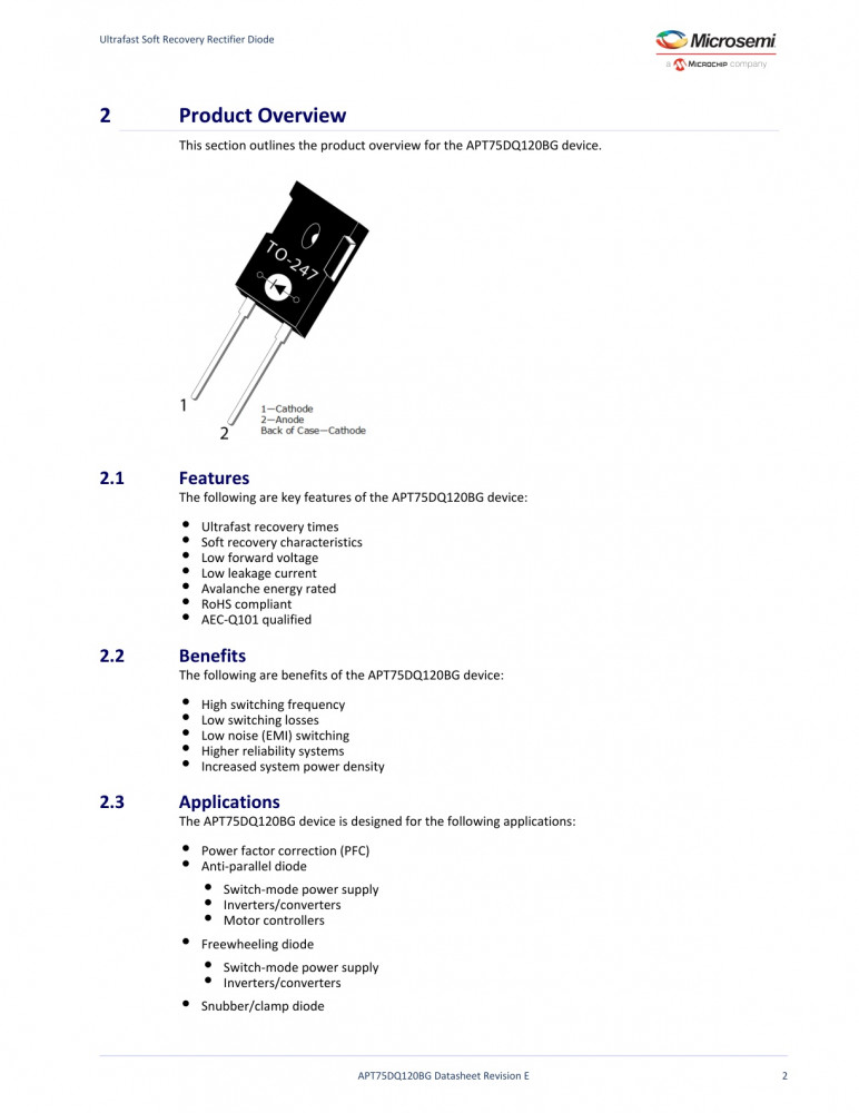 APT75DQ120BG datasheet page 4