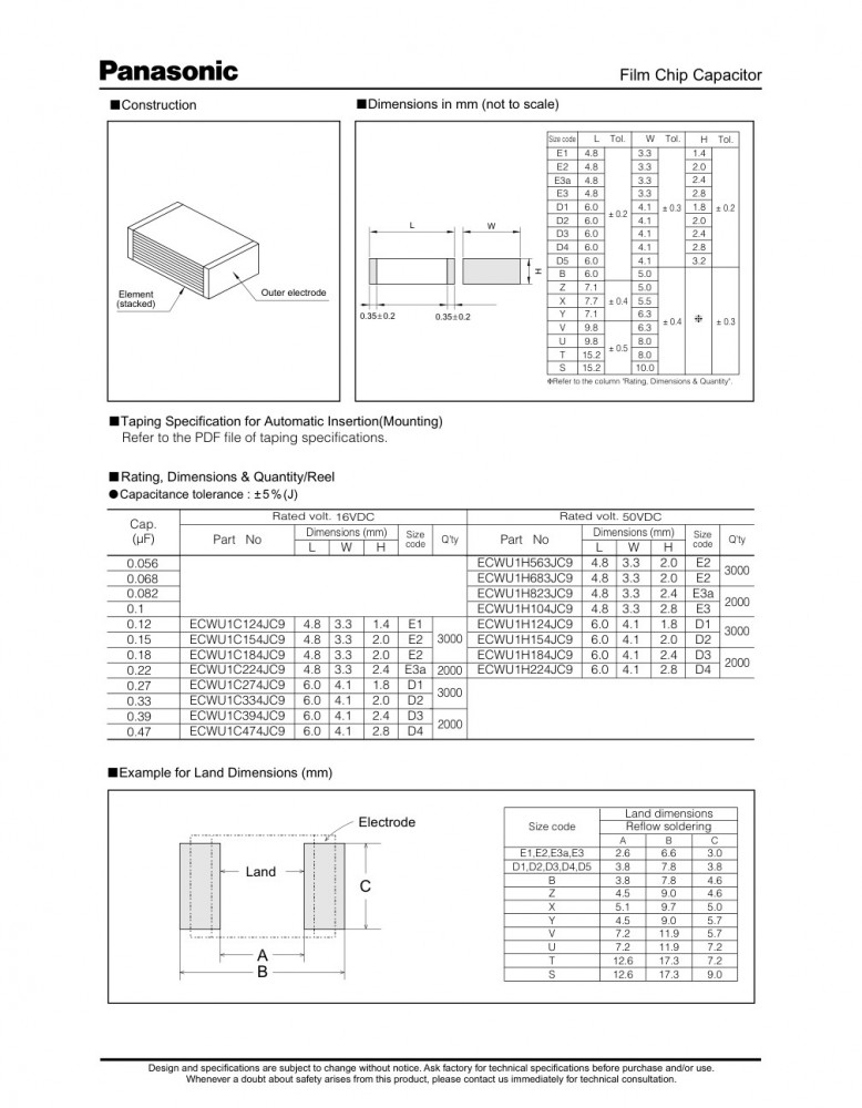 PANASONIC ECWU(C) document page 2