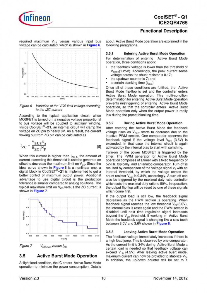 ICE2QR4765 datasheet page 10